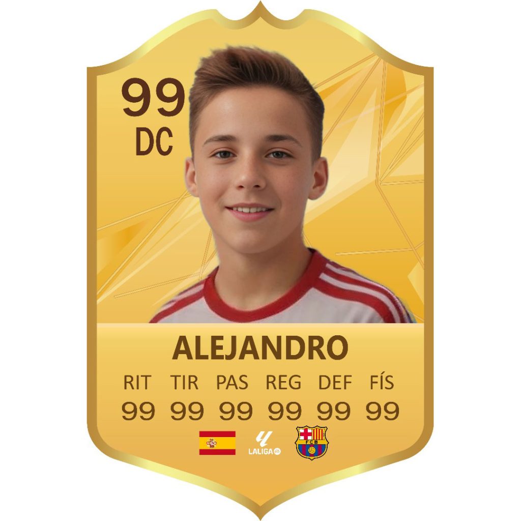 Cromo de fútbol personalizado - TotalFutbolCards
